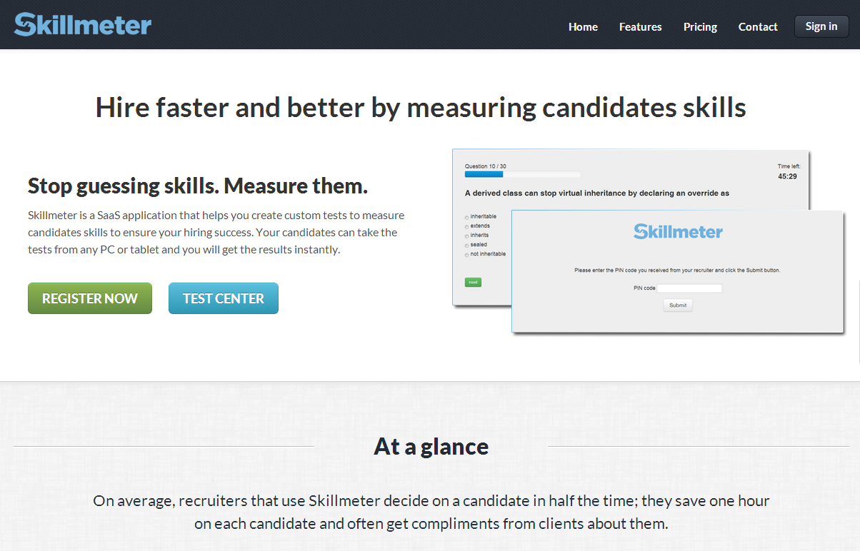 Skillmeter: Making Hiring Easier and Faster for Recruiters