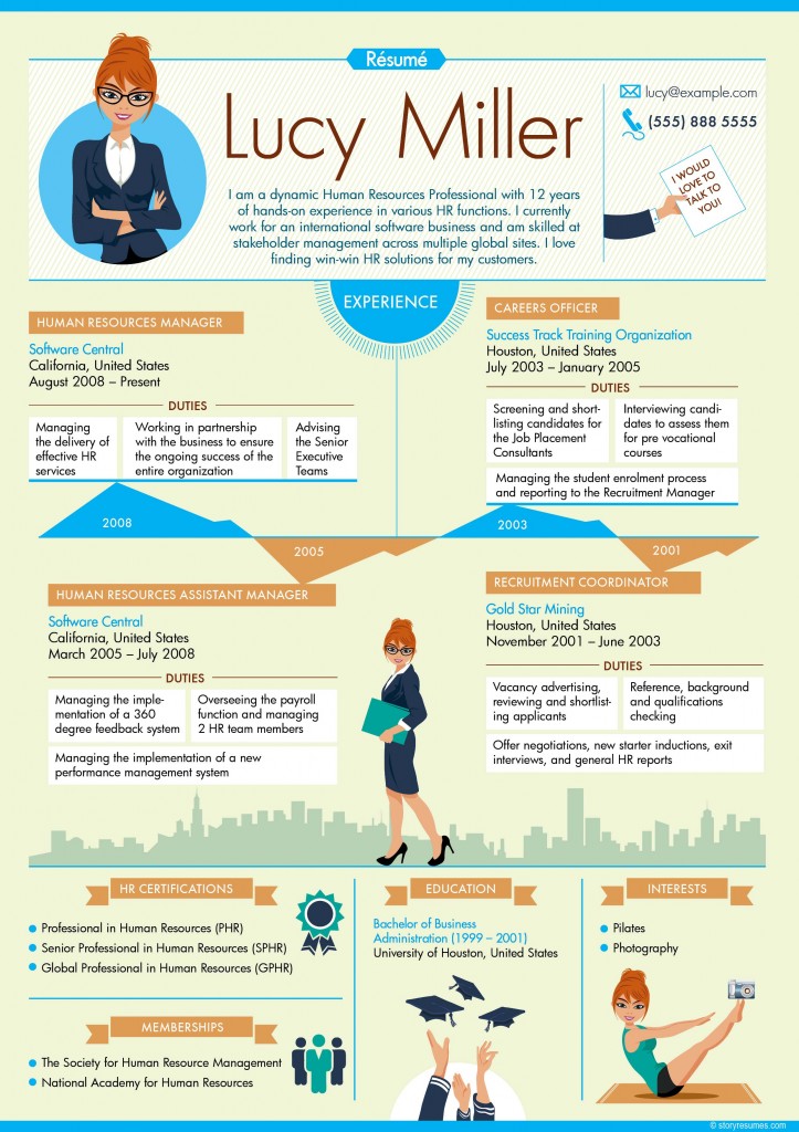 Story Resumes: Turning Your Resume Into A Visually Engaging Story